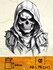 Термонаклейка на одежду Череп