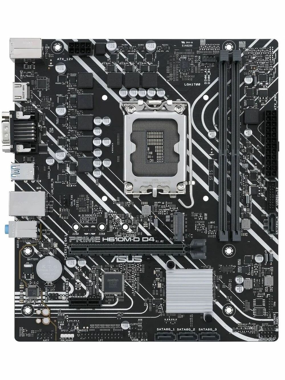 Материнская плата ASUS PRIME H610M-D D4 (90MB1A00-M0EAY0)
