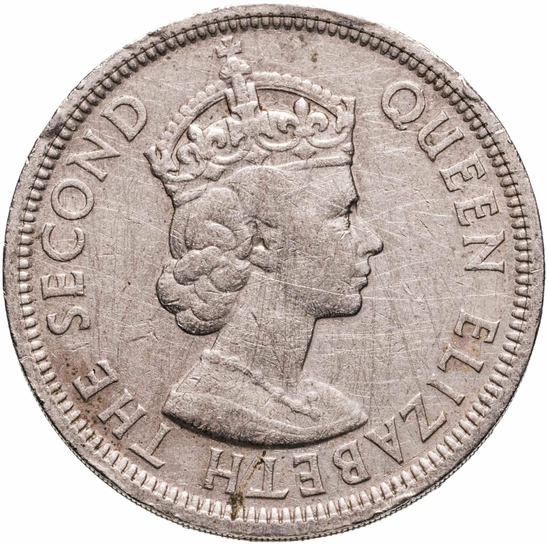 Маврикий 1 рупия rupee 1978, Мельхиор медь-никель, в сохранности VF-XF