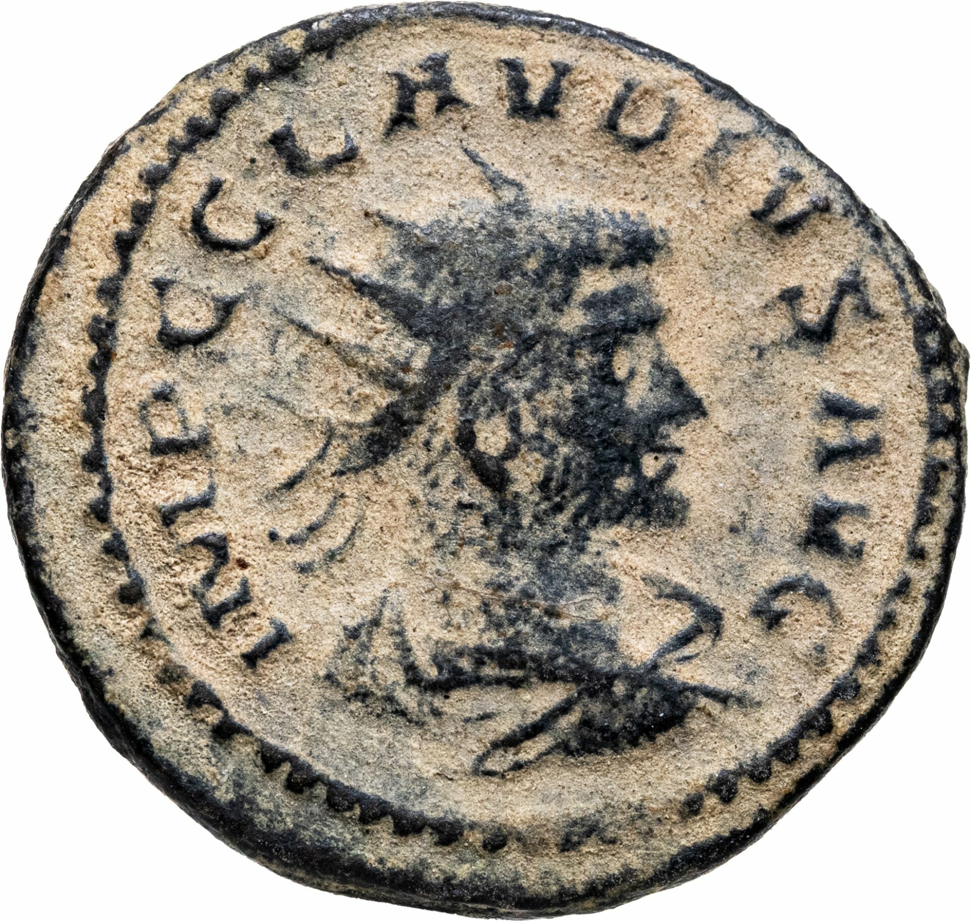 Римская империя, Клавдий II Готский, 268-270 годы, Антониниан Эквитата, Медь, в сохранности VF