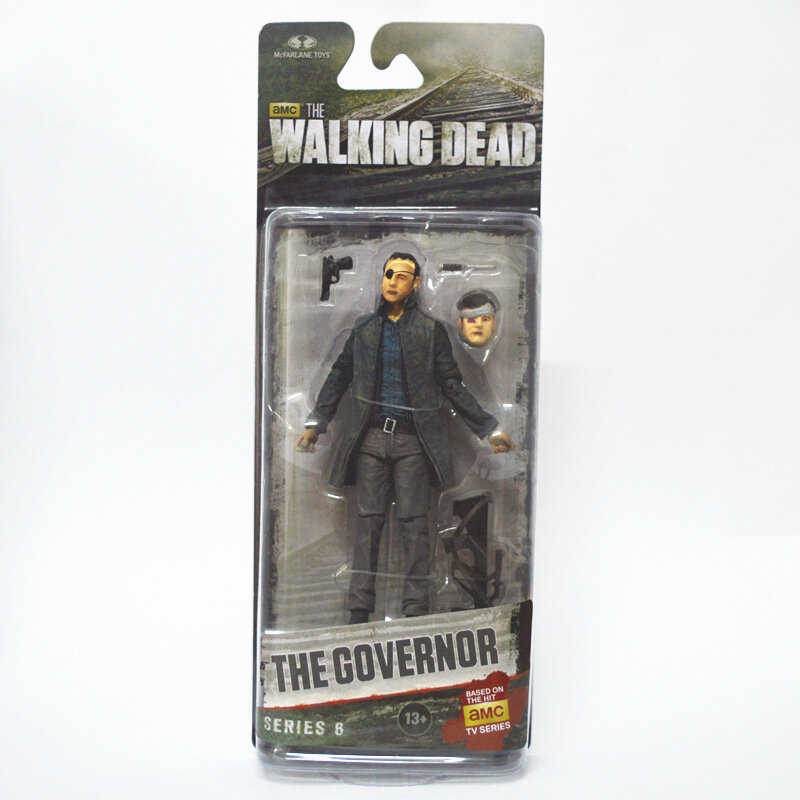 Макфарлейн Ходячие мертвецы 5-дюймовый вице-король Зомби Авраам 7 дополнительных моделей кукол