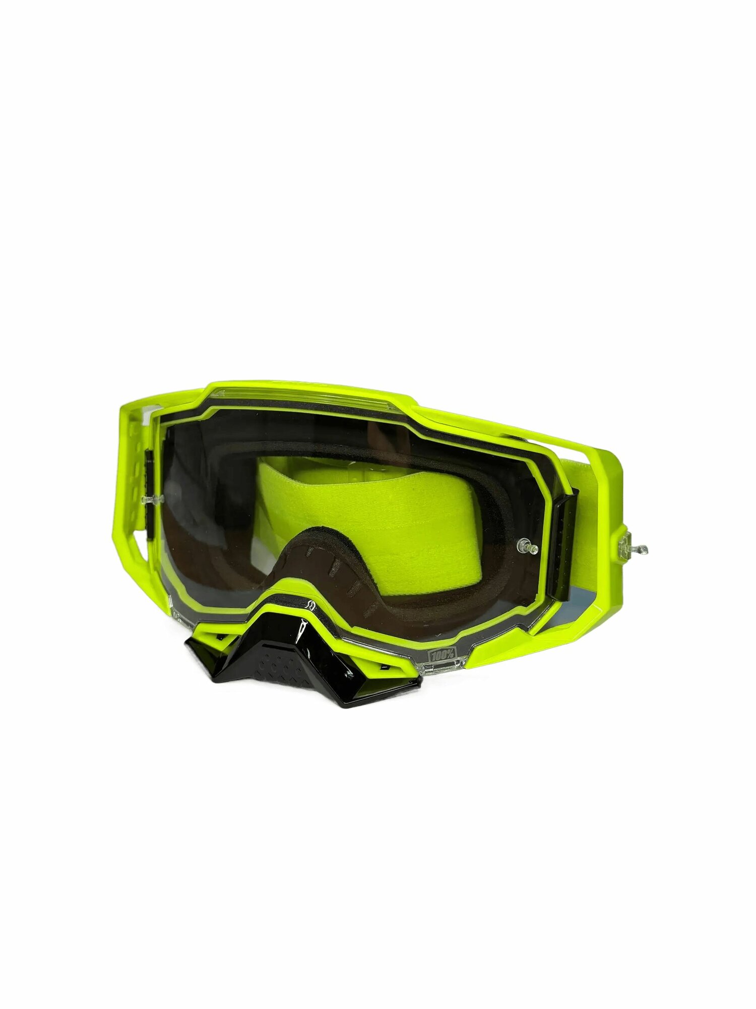 Очки для мотокросса 100% Armega Goggle Nuclear Citrus/Clear Lens (50004-000-03)
