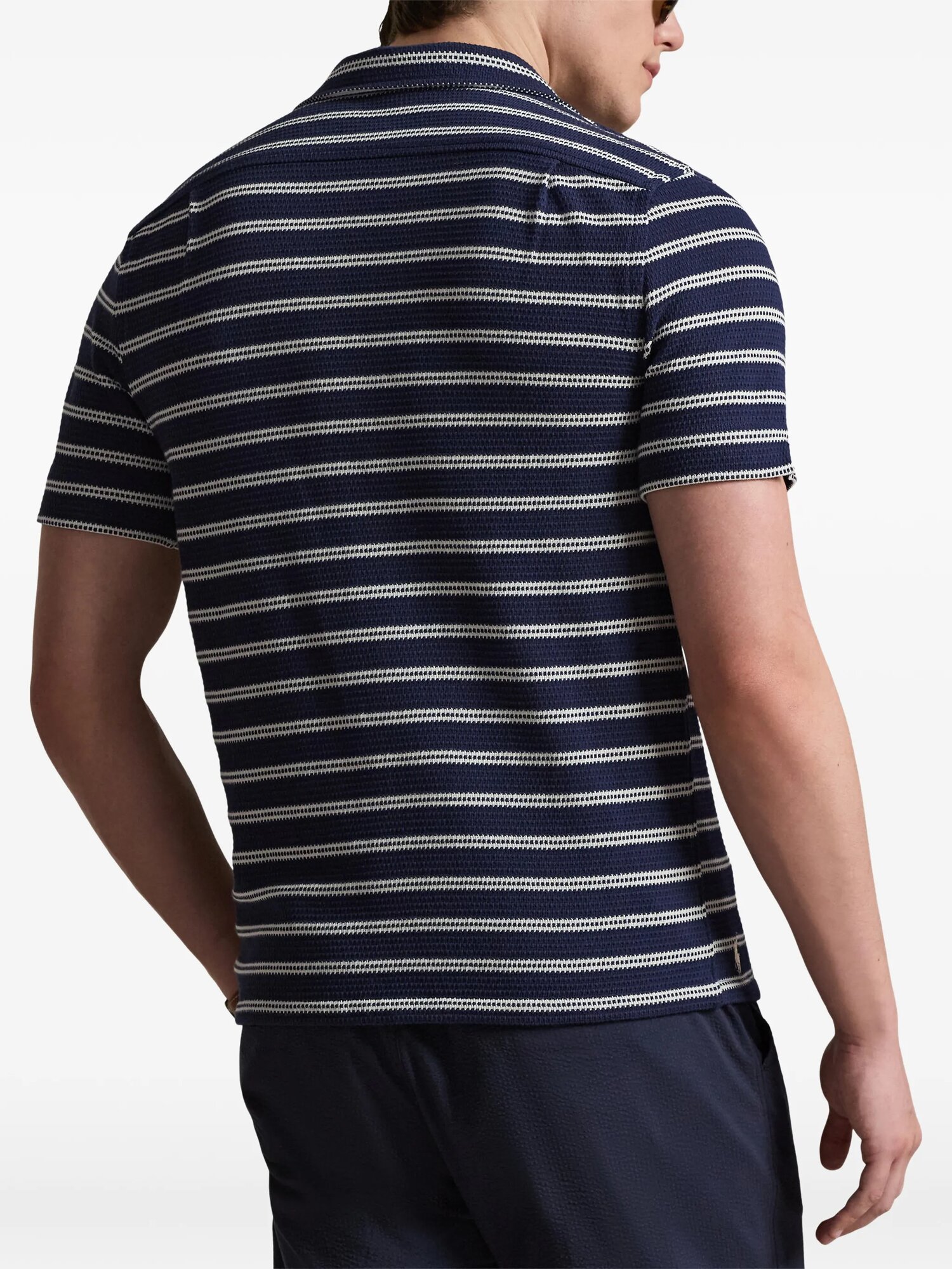 Брюки Polo Ralph Lauren Drawstring-waistband trousers, размер S, синий — фото 1