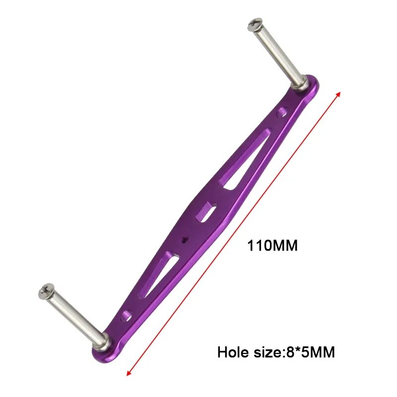 EKFAN Рыболовная катушка колесо для погружения в воду 8*5 мм Фиолетовый, фиолетовый