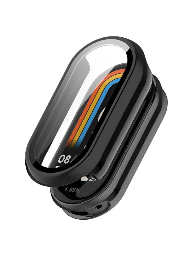 Защитный чехол бампер для Xiaomi Mi Band 10 с противоударными свойствами, Функция хранителя экрана, твердая оболочка