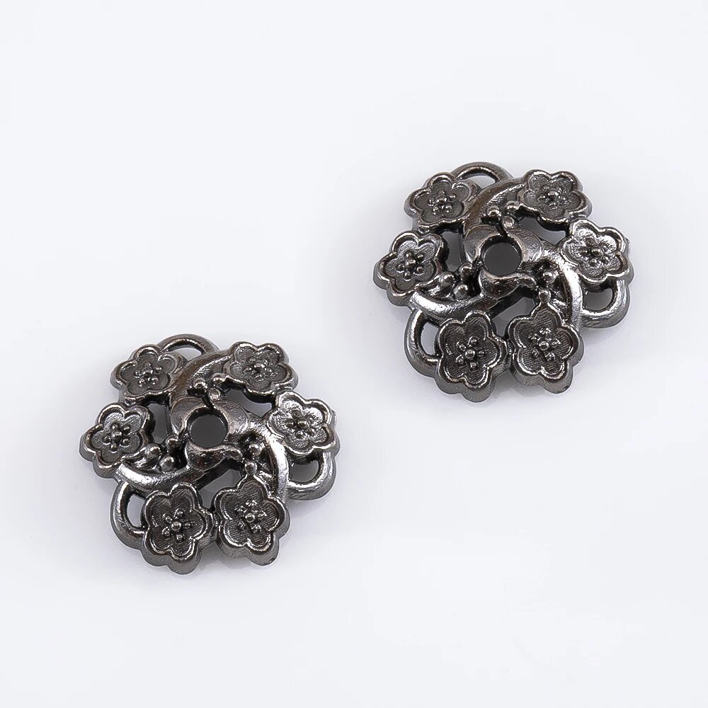 Заколки для бижутерии MINGXUAN, 10шт, черный, 5-11.3mm