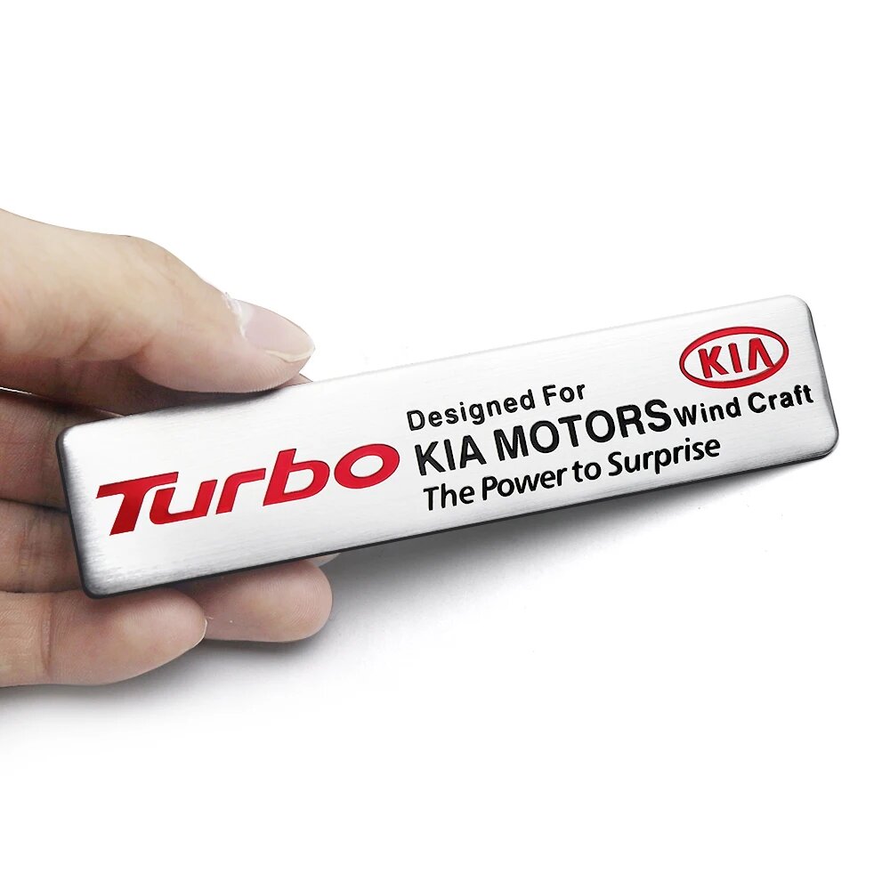 Эмблема KIA Turbo Red для багажника авто