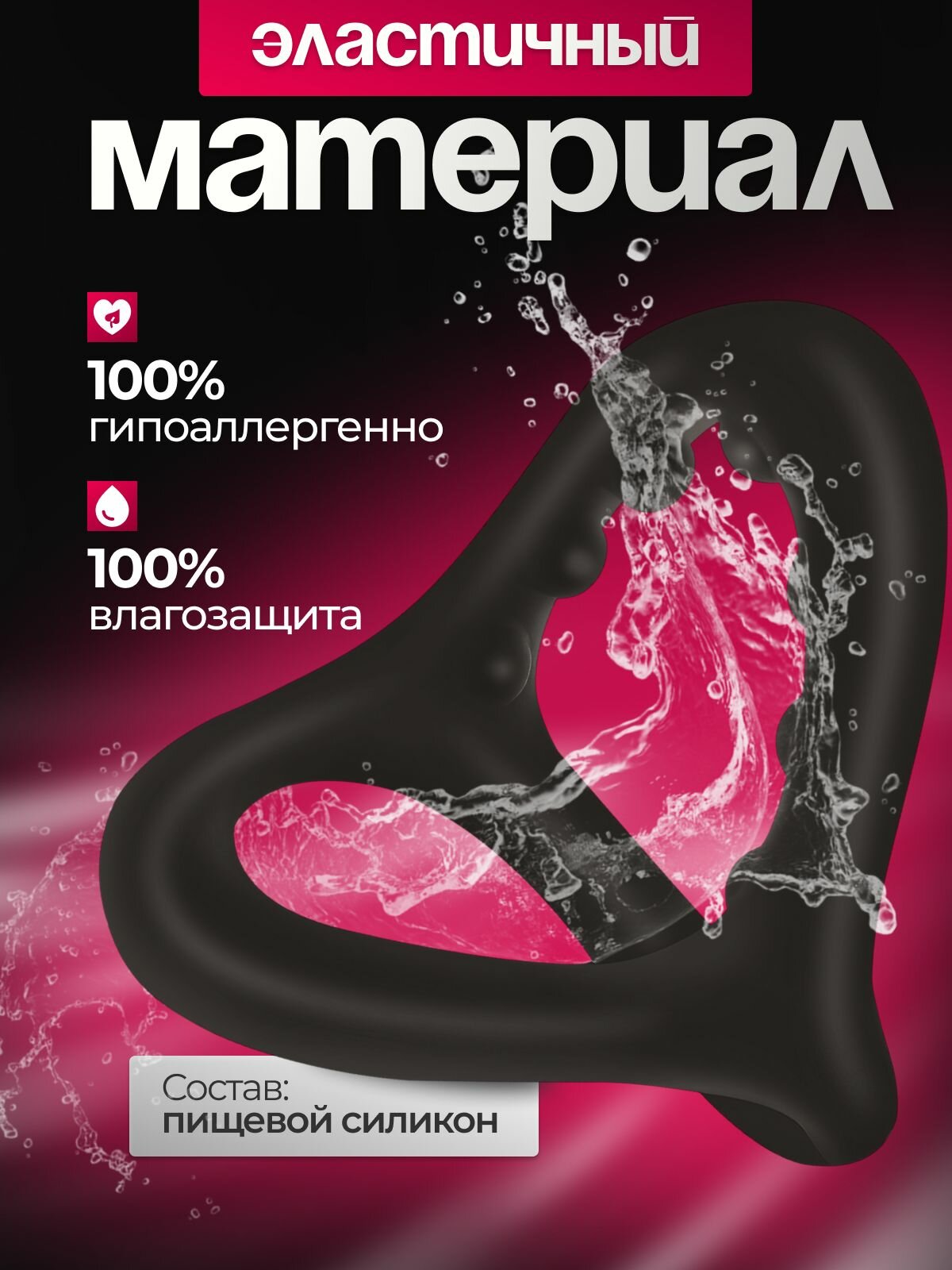 Эрекционное кольцо насадка на член для мужчин 18+
