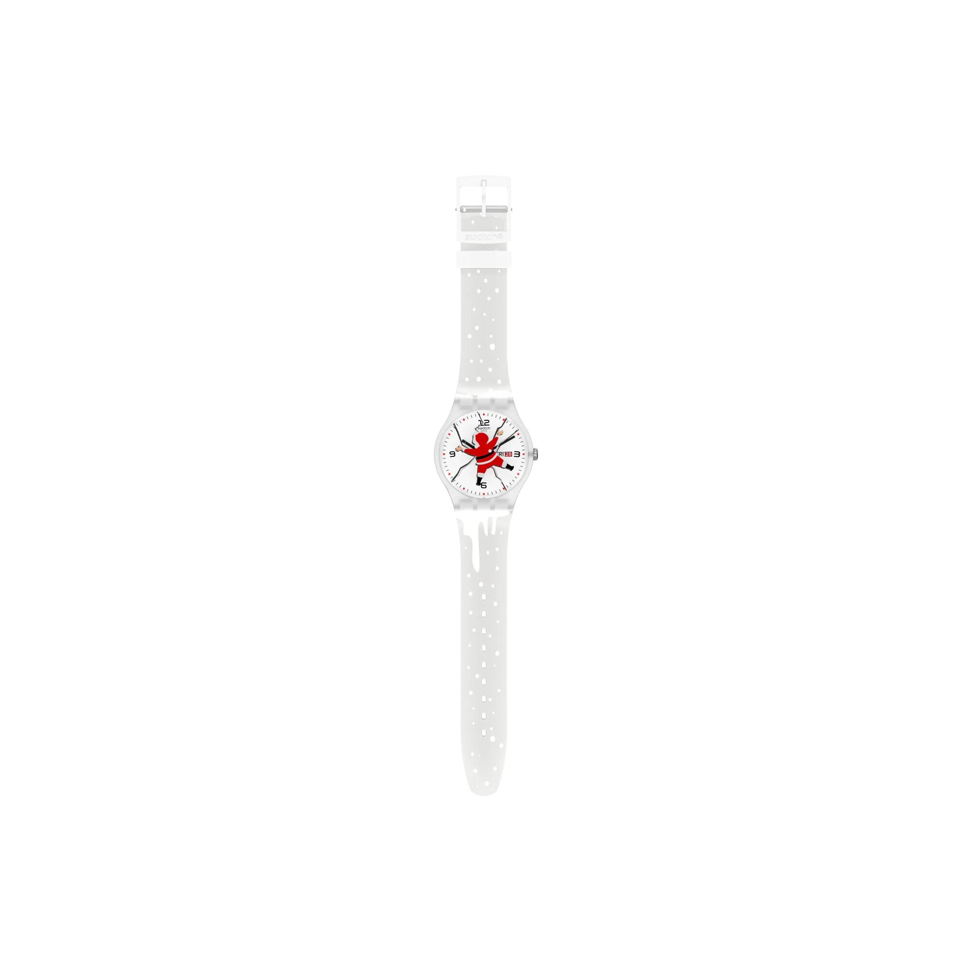 Наручные часы Swatch, белый, — фото 1