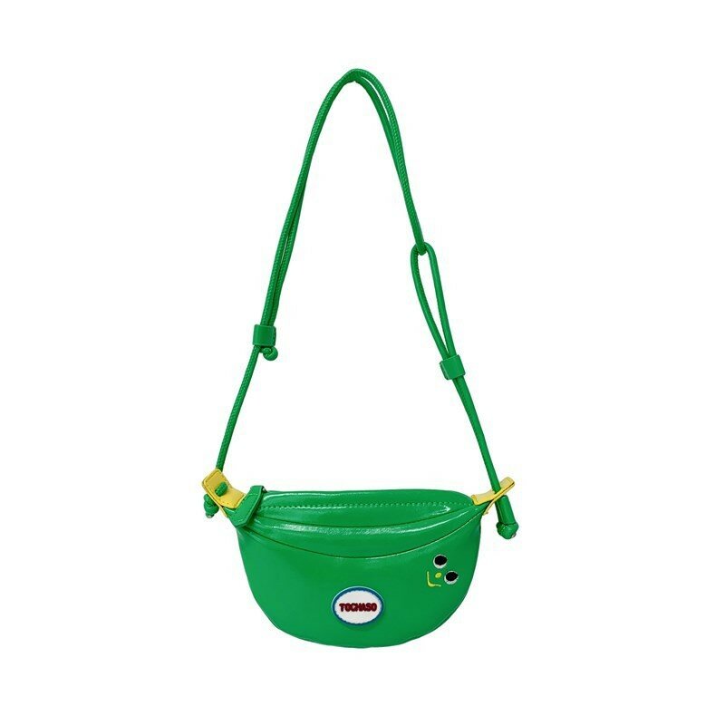 Стильная сумка в форме банана для мальчиков и девочек, идеальная для детского сада и дошкольников, зеленая