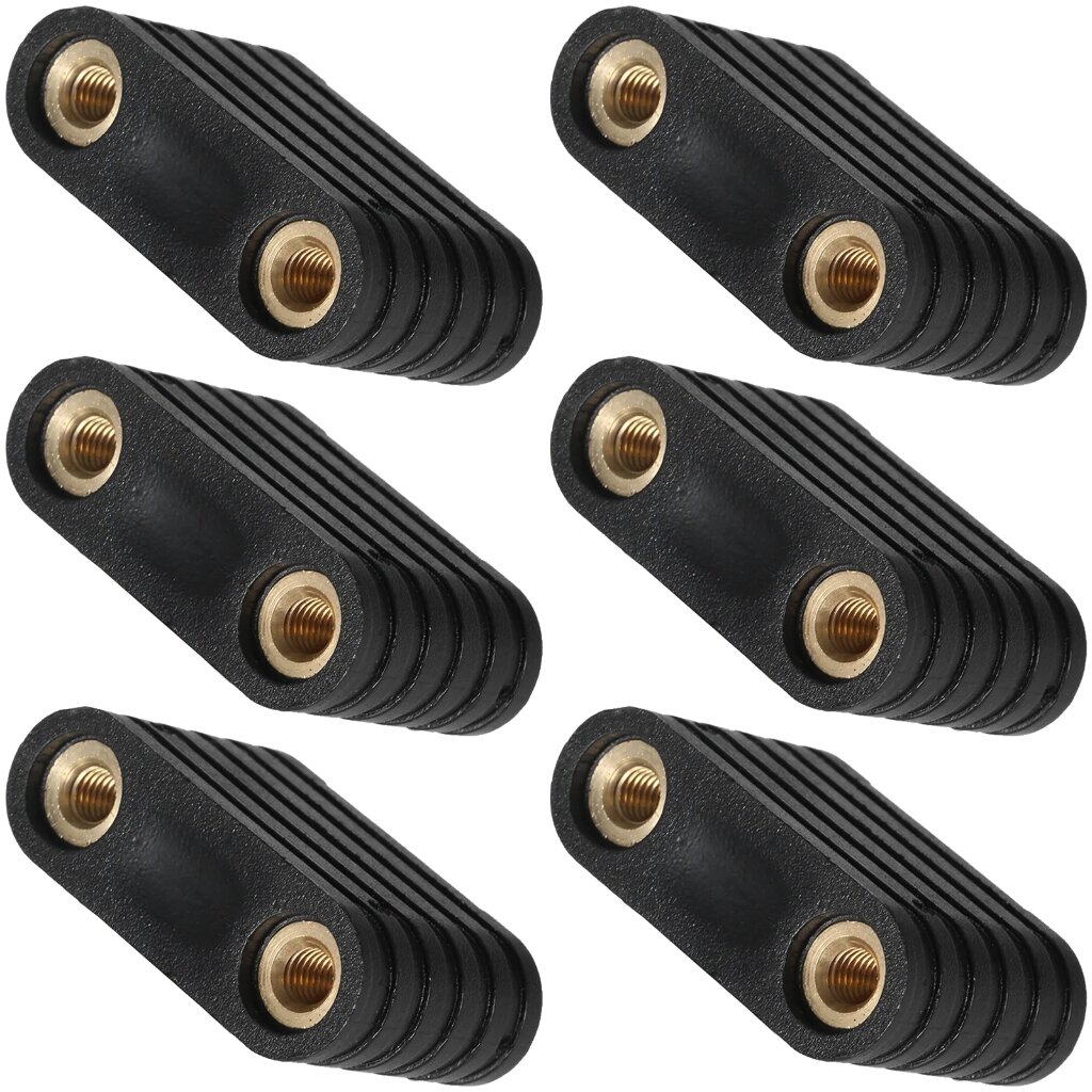 6 шт, вставка для ремня с 2 отверстиями, доска для виндсерфинга, ремень для ног, аксессуар для доски с веслом, гайка