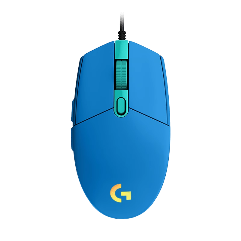 Игровая мышь Logitech G102 второго поколения, проводная, с аксессуарами, противоскользящими наклейками, динамической