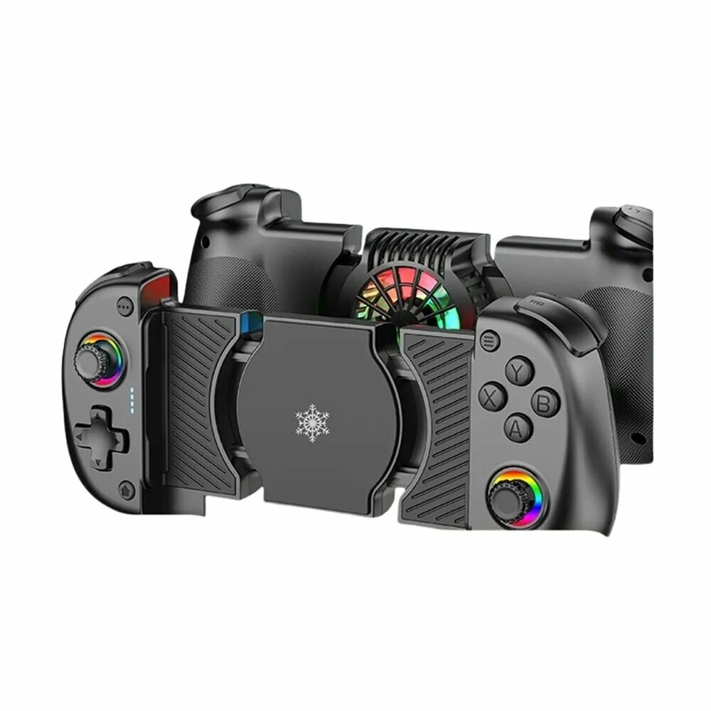 X5mini беспроводной игровой контроллер для мобильного телефона с вентилятором охлаждения, Bluetooth, эластичный геймпад для Android/iOS/Steam/ПК A