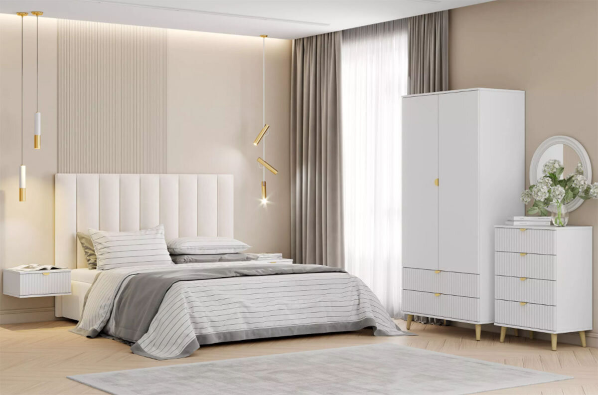 Спальня Дакота Комплектация 2, Белый