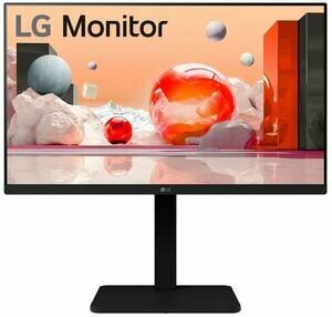 Монитор LG монитор 23.8" LG 24BA550-B Black с поворотом экрана (IPS, 1920x1080, 100Hz, 5 ms, 178°/178°, 250 cd/m, 1300:1, +D-Sub,+HDMI, +DisplayPort, +MM)