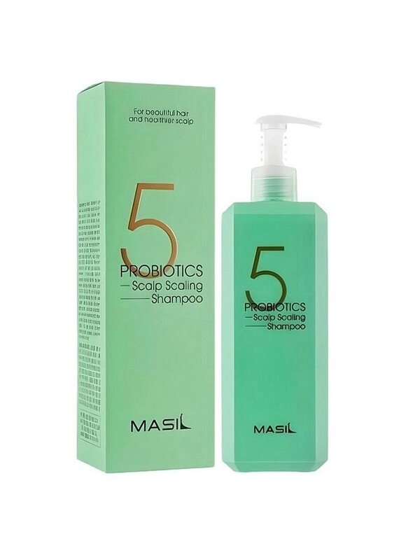 Masil Шампунь для глубокого очищения кожи головы 5 Probiotics Scalp Scaling Shampoo, 500мл