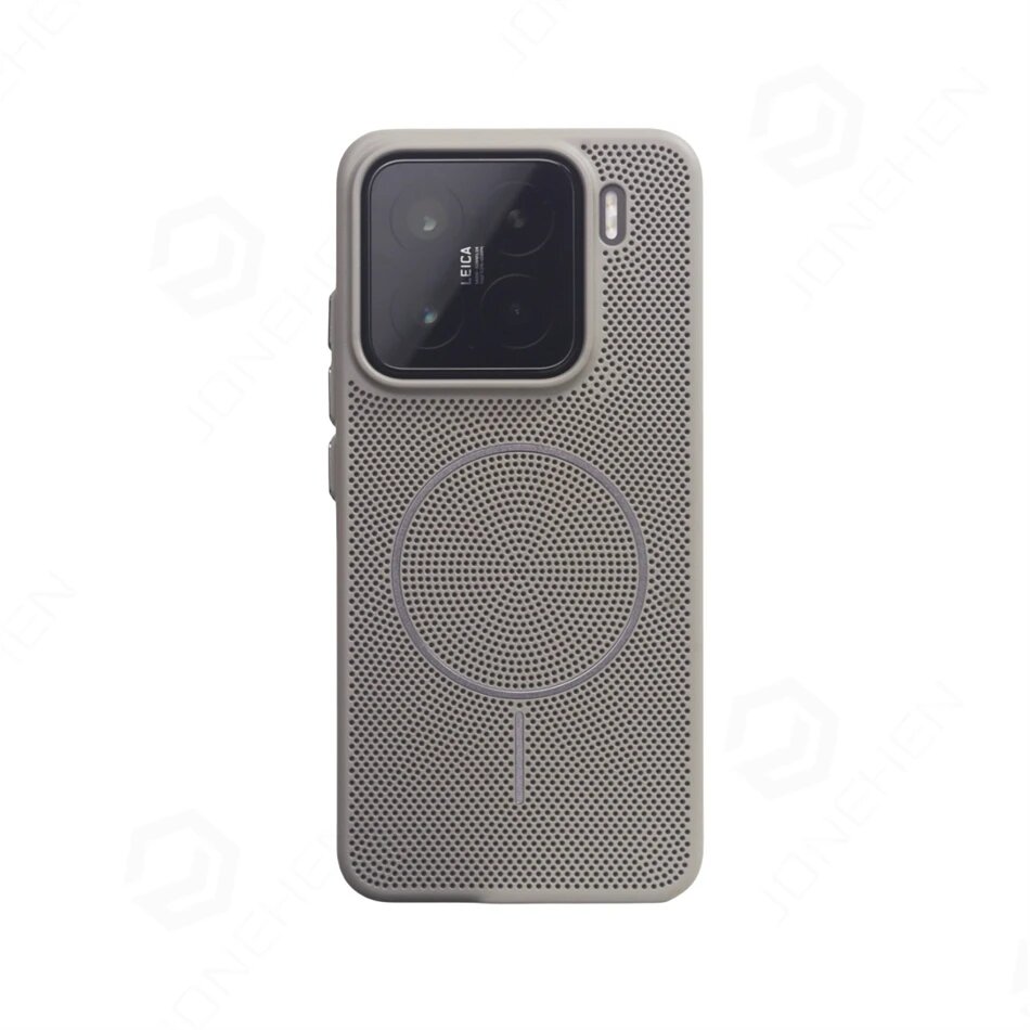 Чехол для Xiaomi 15 Pro Titanium JS SRXC, магнитный, дышащий