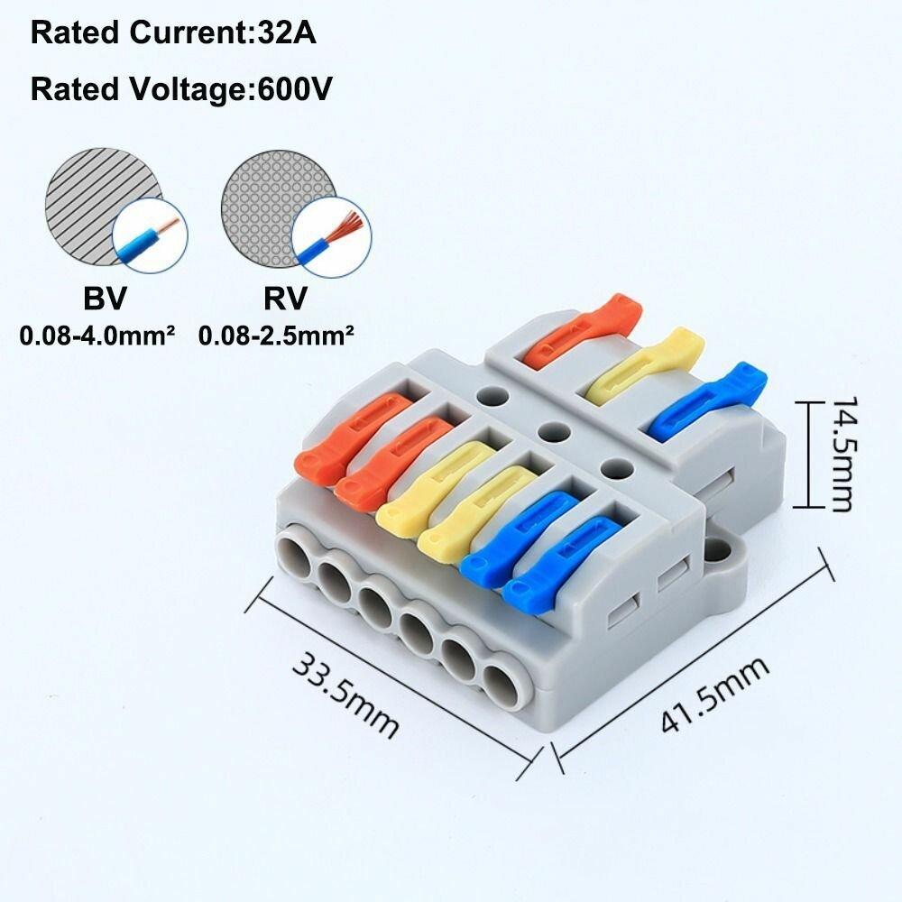 Push-в клеммные колодки