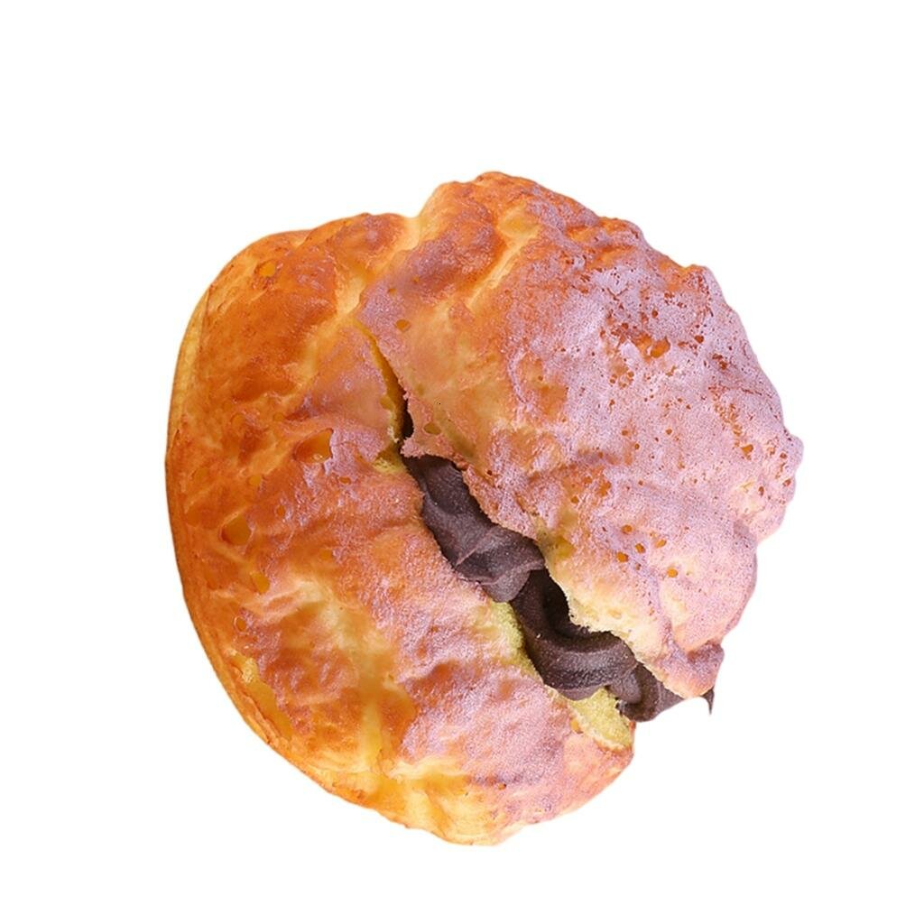 Искусственная булочка для украшения магазина и фотосъемки, шоколад