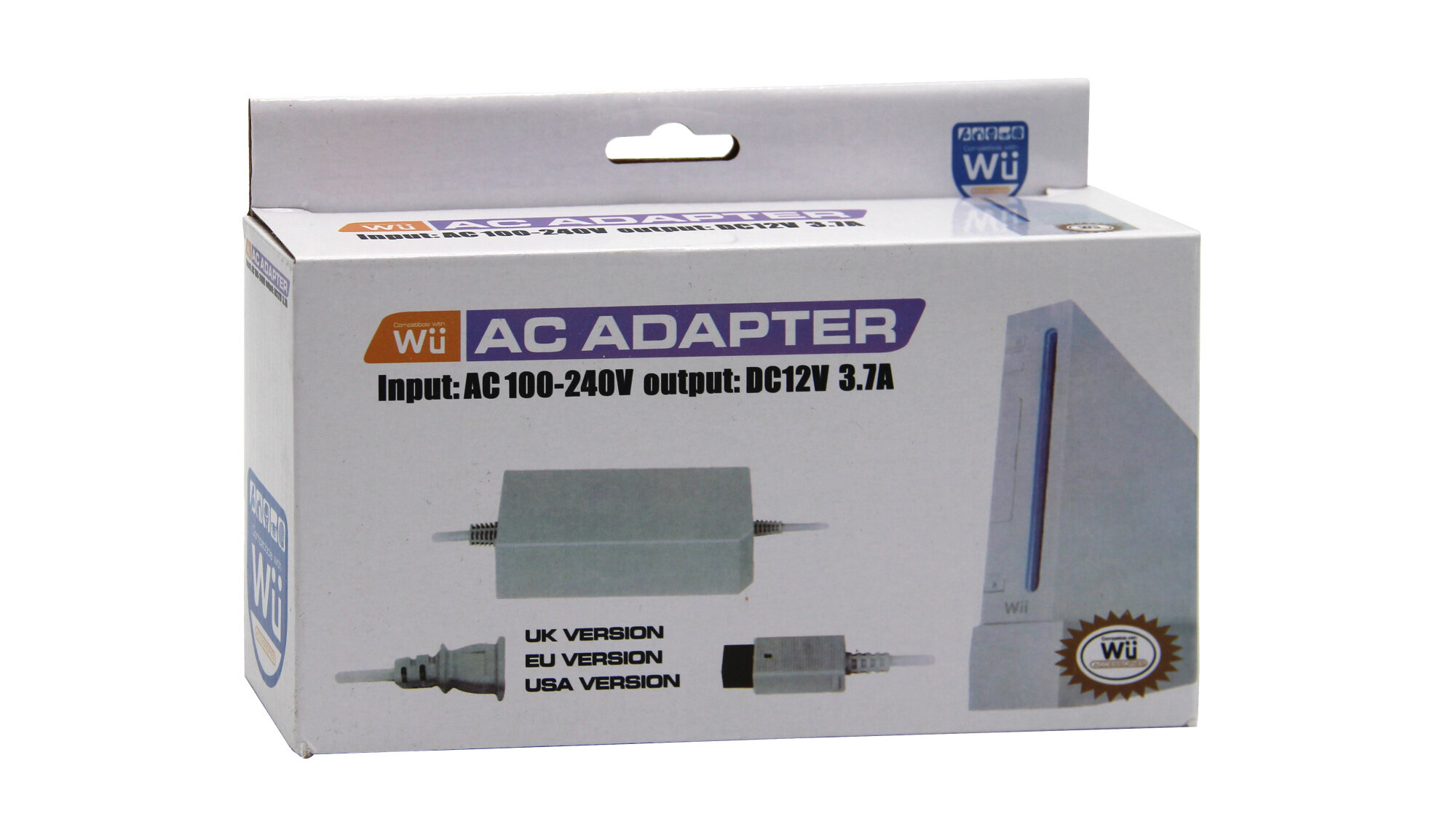 Блок питания для игровой приставки Nintendo Wii в коробке (новый)