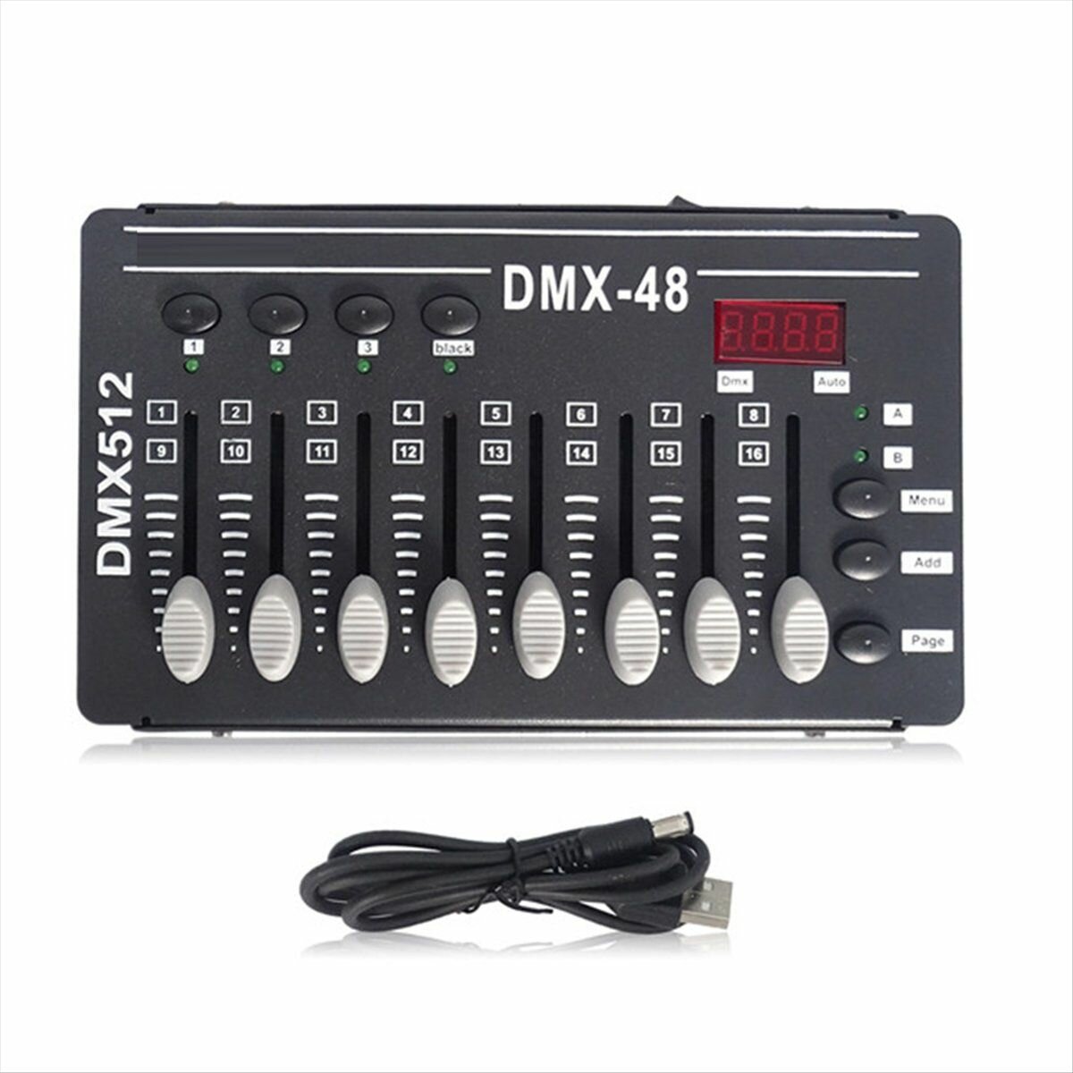 Световой пульт DMX-48 Контроллер Сценическое осветительное оборудование
