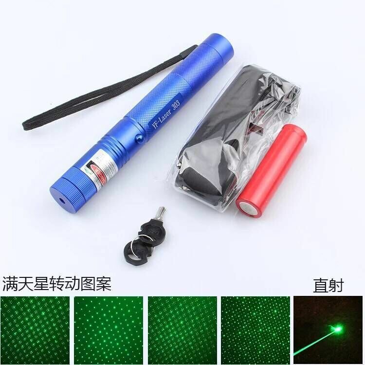 303 мощный лазерный фонарик красный зеленый внешний лазерный фонарик 303 синий полюс зеленый свет звездный 1