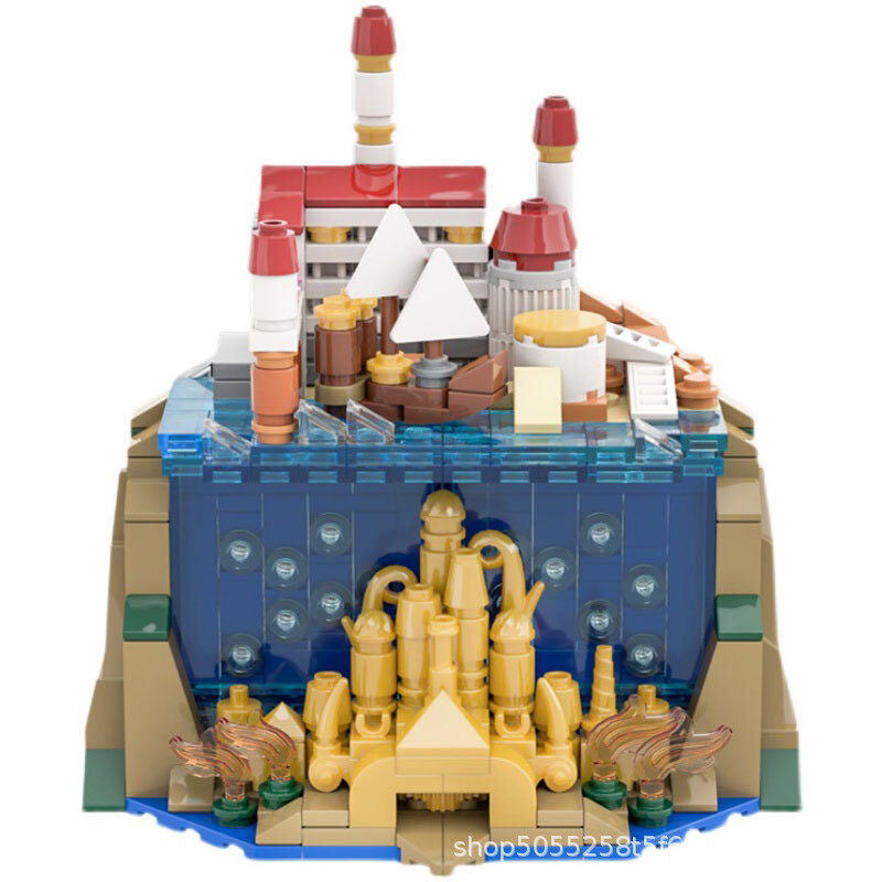 MOC-34801 набор Русалка Атланта Подводное Королевство креативная игрушечная модель украшения