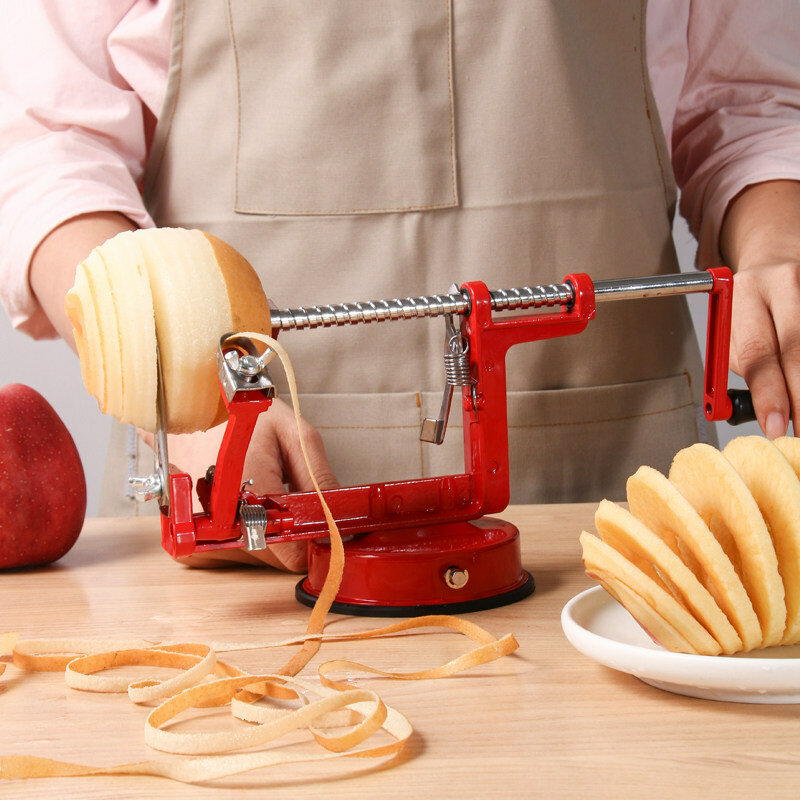 Магический домашний ручной очиститель яблок, многофункциональный очиститель 3-в-1, автоматический слайсер для фруктов