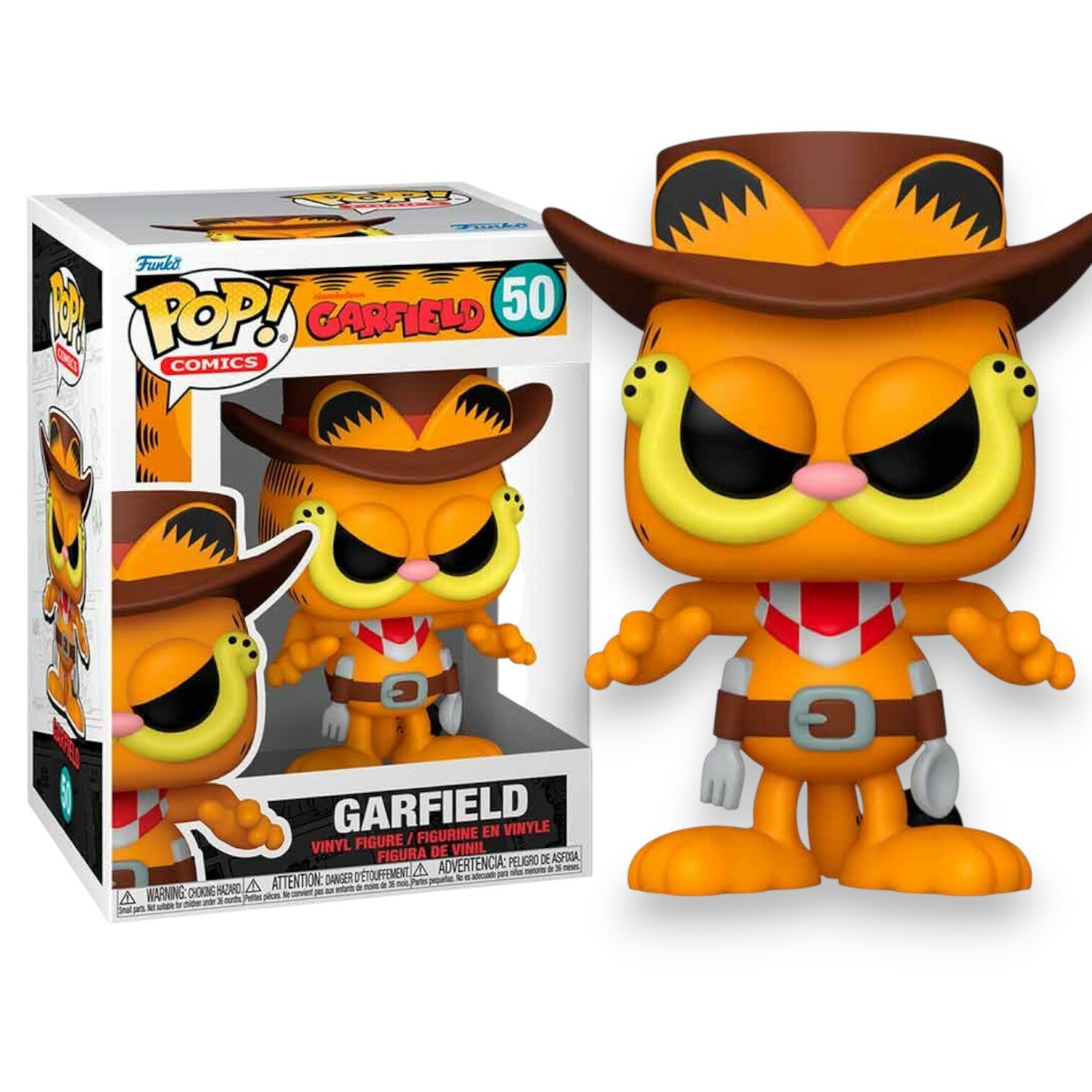 Фигурка Funko Pop! коллекционная Гарфилд-Ковбой 50, оригинал (Фигурка Фанко Поп)