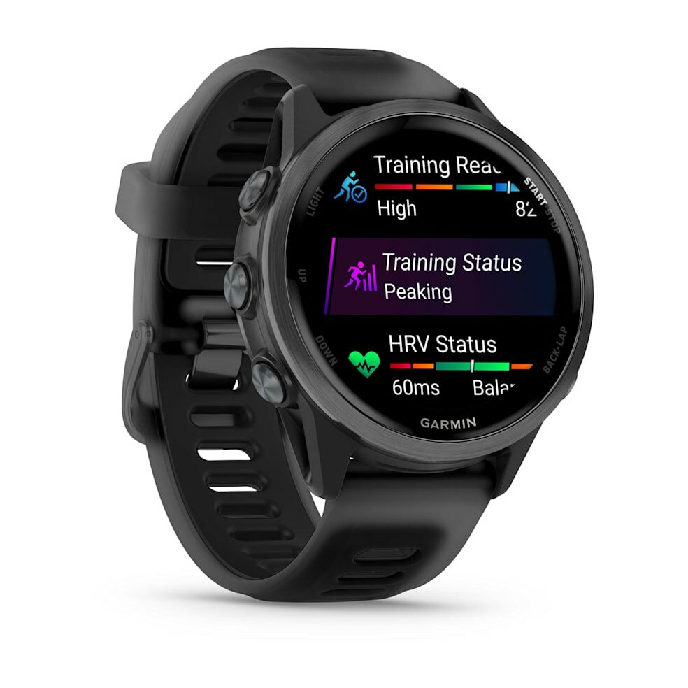 Умные часы Garmin Forerunner 570 42mm Slate Gray Aluminum with Translucent Black/Black Band