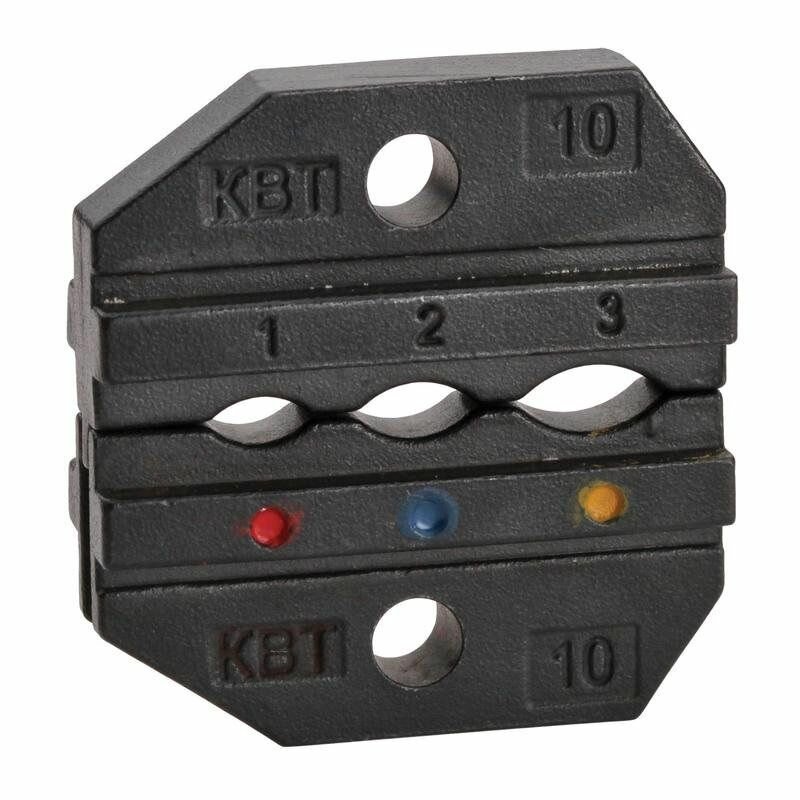 Матрица КВТ МПК-10, серия профи, для опрессовки наконечников