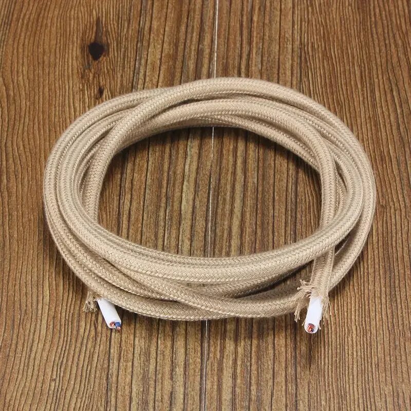 Винтажный тканевый провод 2 метра L, 2 м