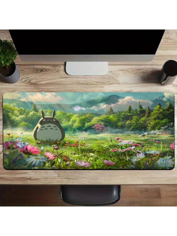 Коврик для мышки "Мой сосед Тоторо" CUTE CAT, игровой, для компьютера, 40 см x 90 см