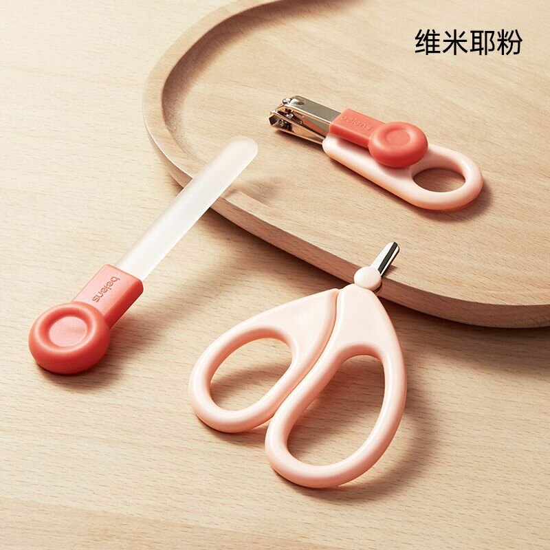 Детские ножницы для ногтей Bainshi, пилка для ногтей, инструмент для ухода за ногтями новорожденных, портативный