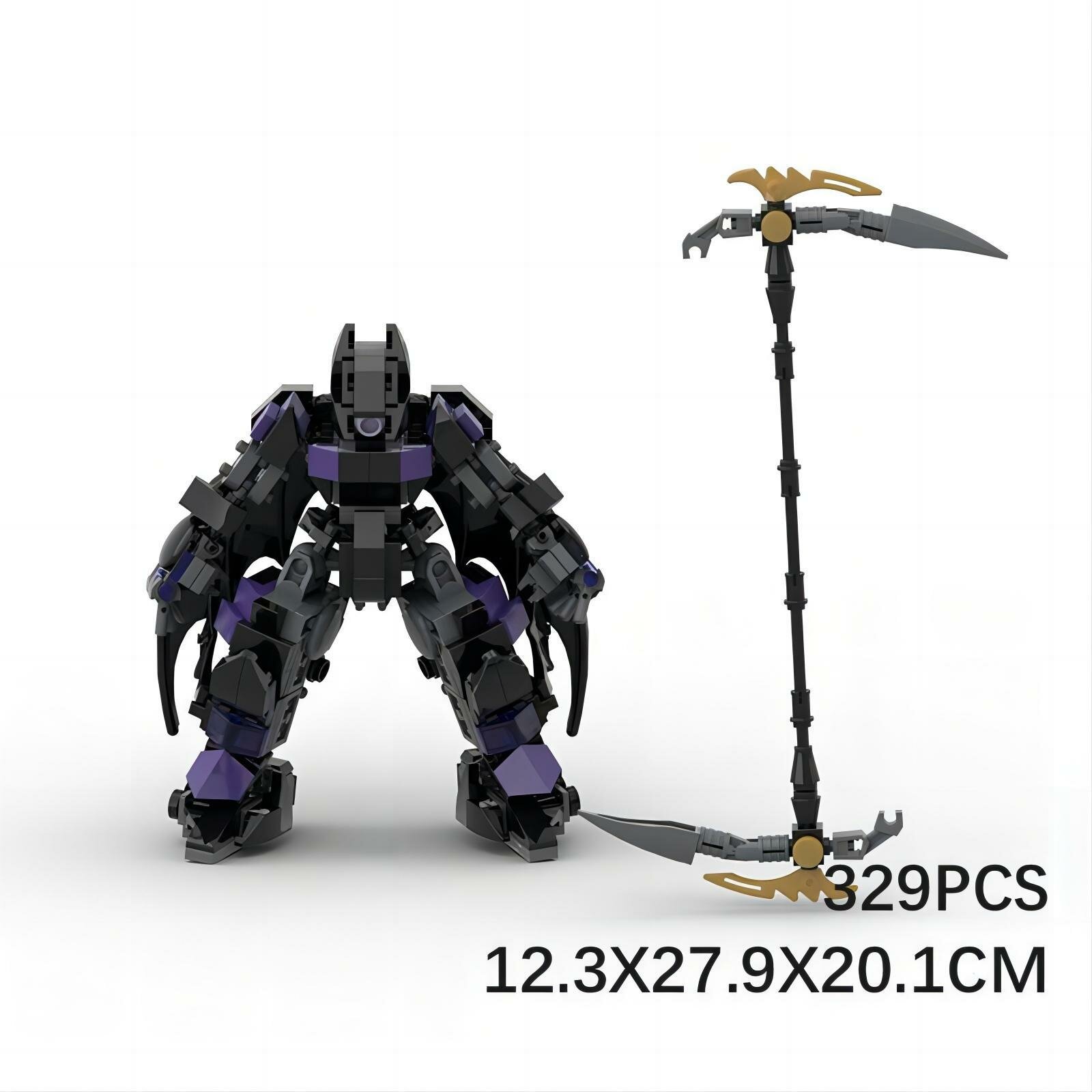 MOC Assault Mobile Team-Death Собранный боевой робот для мальчика Игрушечный набор строительных блоков