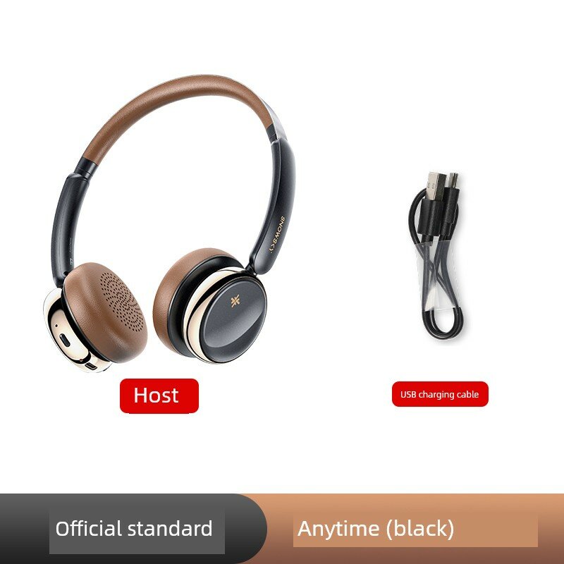 FIIO Anytime Накладные проводные наушники черного цвета, винтажный аудио-опыт Hi-Fi для всех