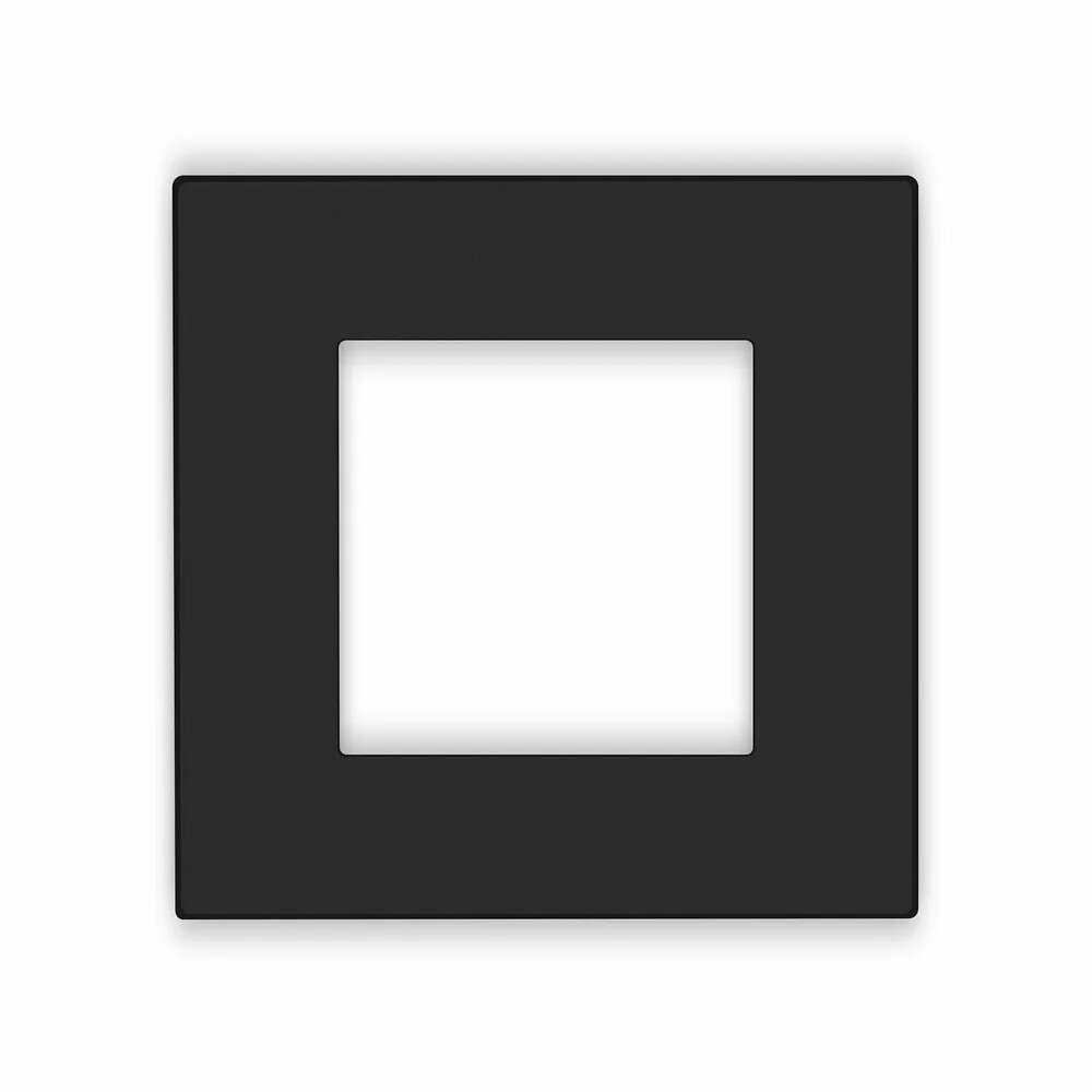 BSEEDHOME Рамка электроустановочная, черный, 4 пост, 1 шт.