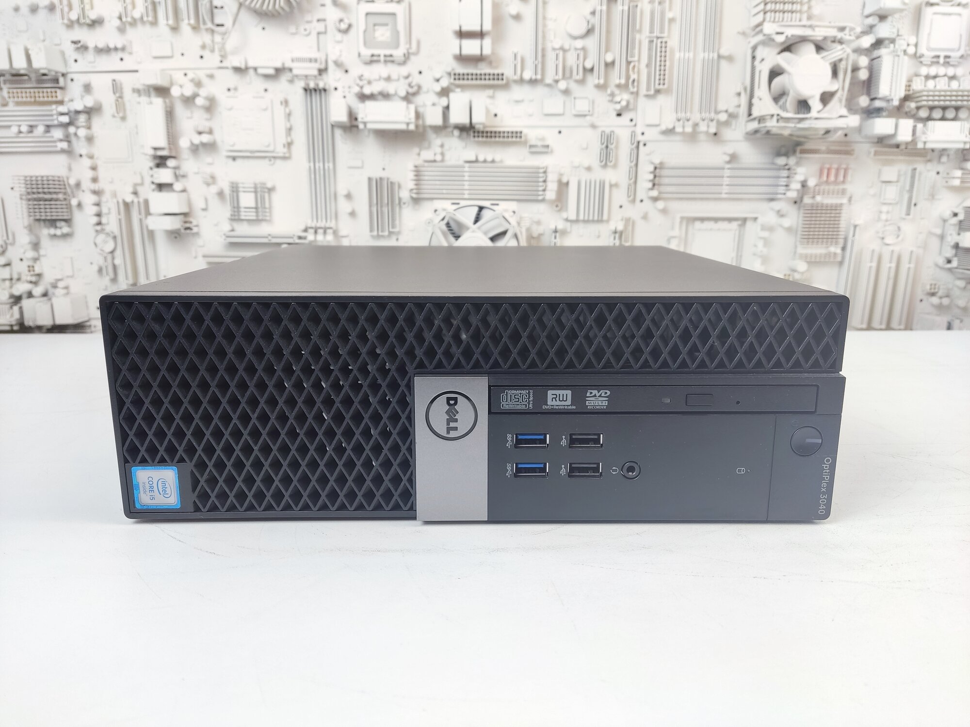 Офисный ПК Dell OptiPlex, i5-6500, 8GB, SSD256Гб, HD Graphics 530, DVD-RW, Win11Pro