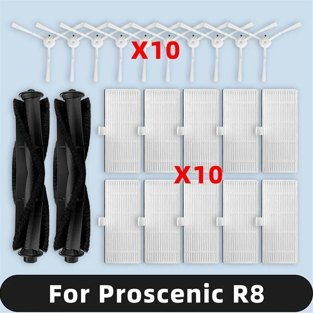 Для Proscenic R8 запасные части основная боковая щетка Hepa фильтр аксессуары