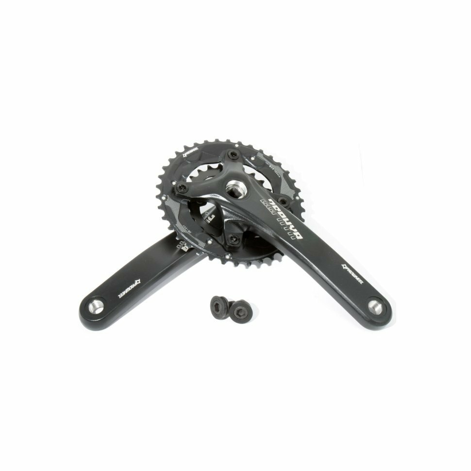 Система шатунов PROWHEEL ZEPHYR-551, кованый AL-6061-T6, 2x10ск, 175мм, SQR 113мм, 36/22T, черный