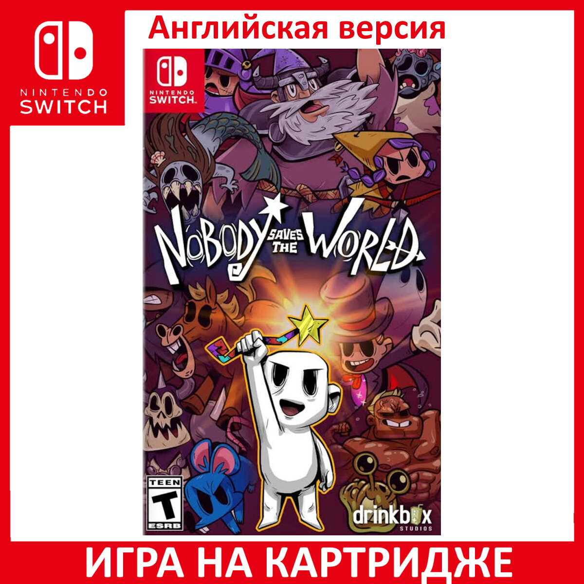 Игра Nobody Saves the World (Limited Run) Switch Английский язык Картридж на Nintendo Switch