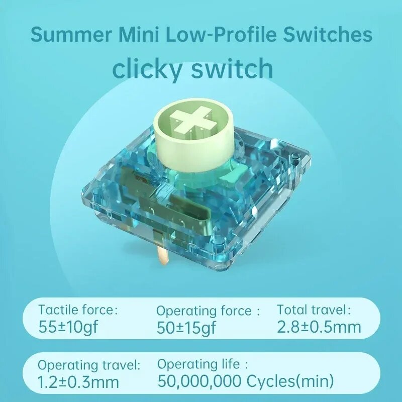 Winter Mini Low-Profile Tactile Switch, 10pcs, Winter — фото 1