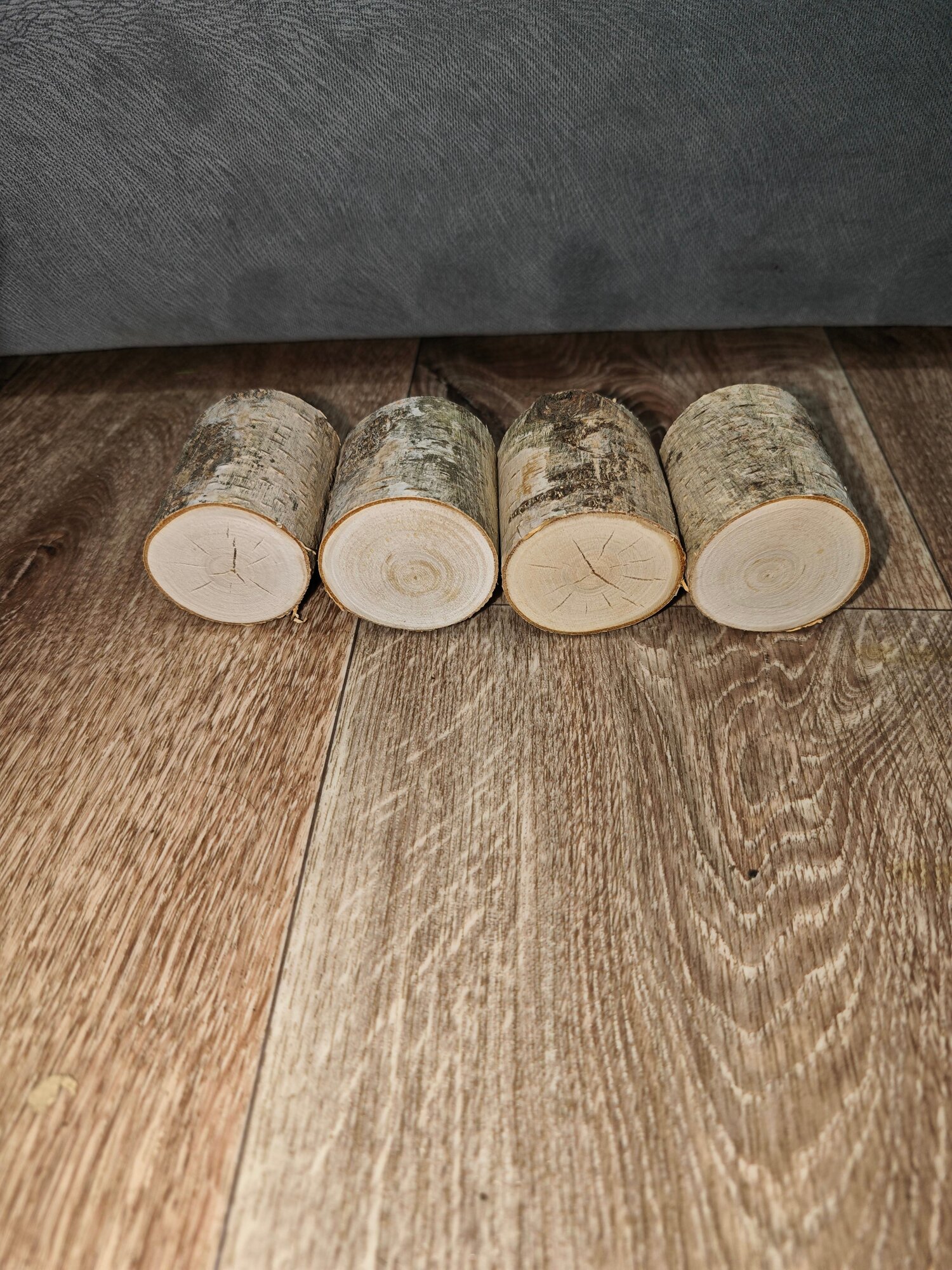 Пенек декоративный из березы высота 6 см, диаметр 5 см