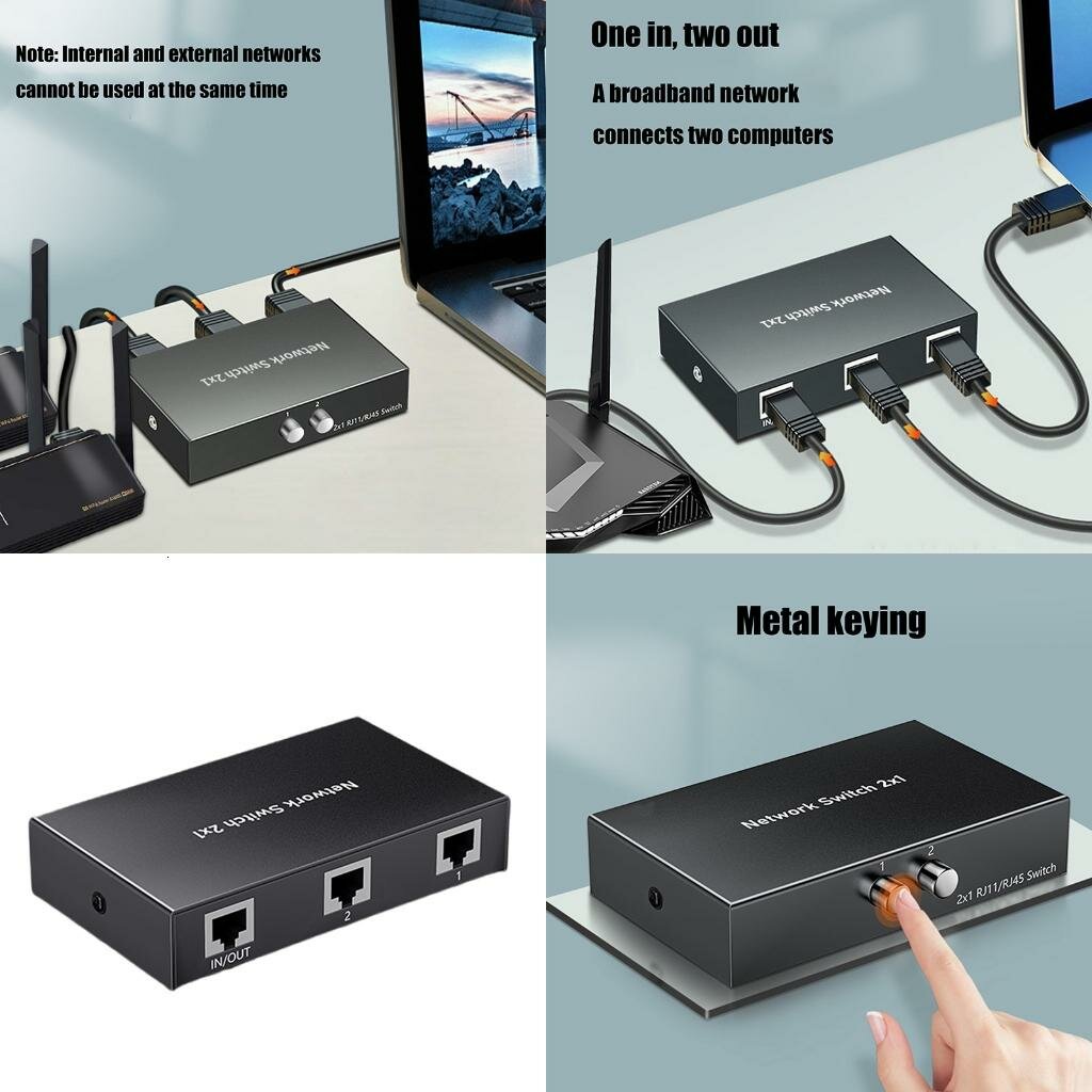 Сетевой коммутатор RJ45 — фото 1