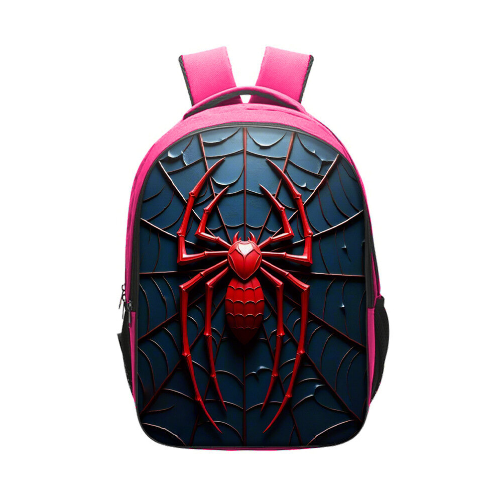 Школьный рюкзак Marvel Spider-Man, женский школьный рюкзак для учащихся младших классов средней школы, рюкзак для учащихся средних классов с третьего по шестой класс