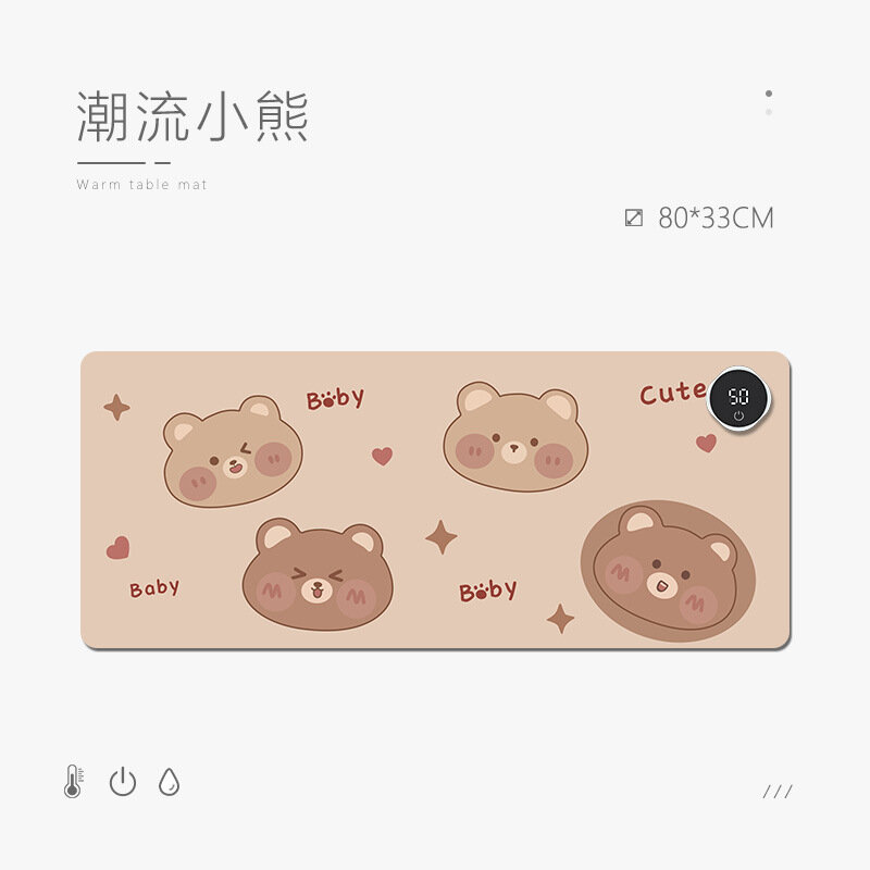 Зимний подогреватель для рук, коврик для стола, офисный компьютерный коврик для письма, нагреваемый коврик для мыши, подогреватель для стола для студентов