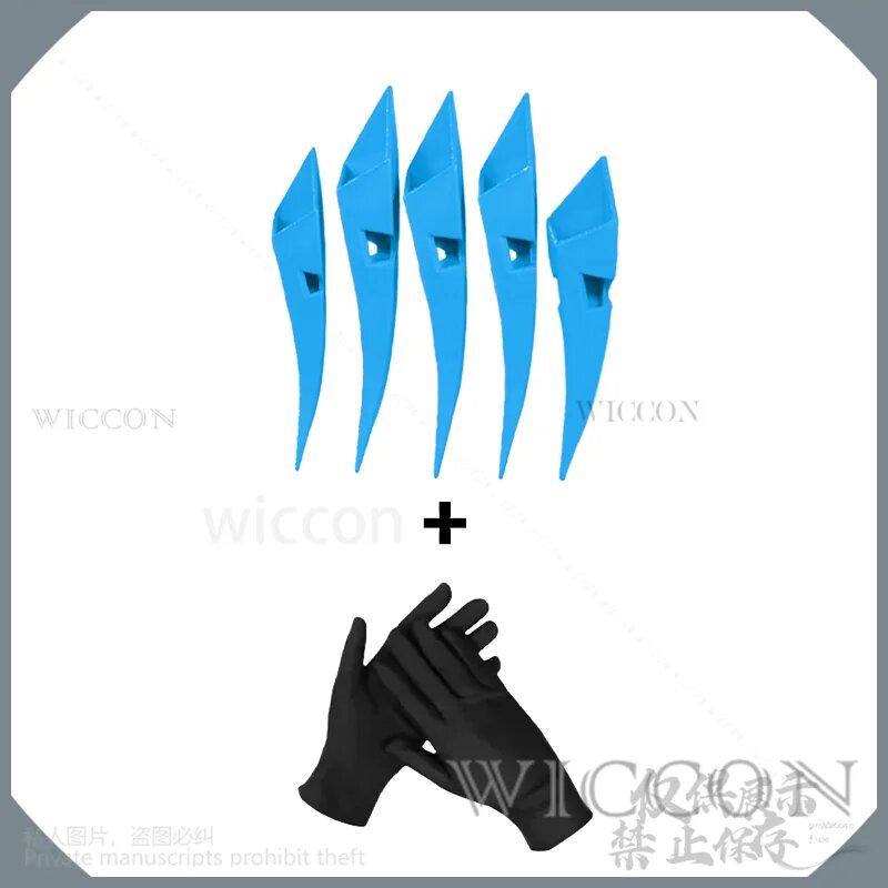 Косплей костюм лисы WICCON Синий, P1-5PCS