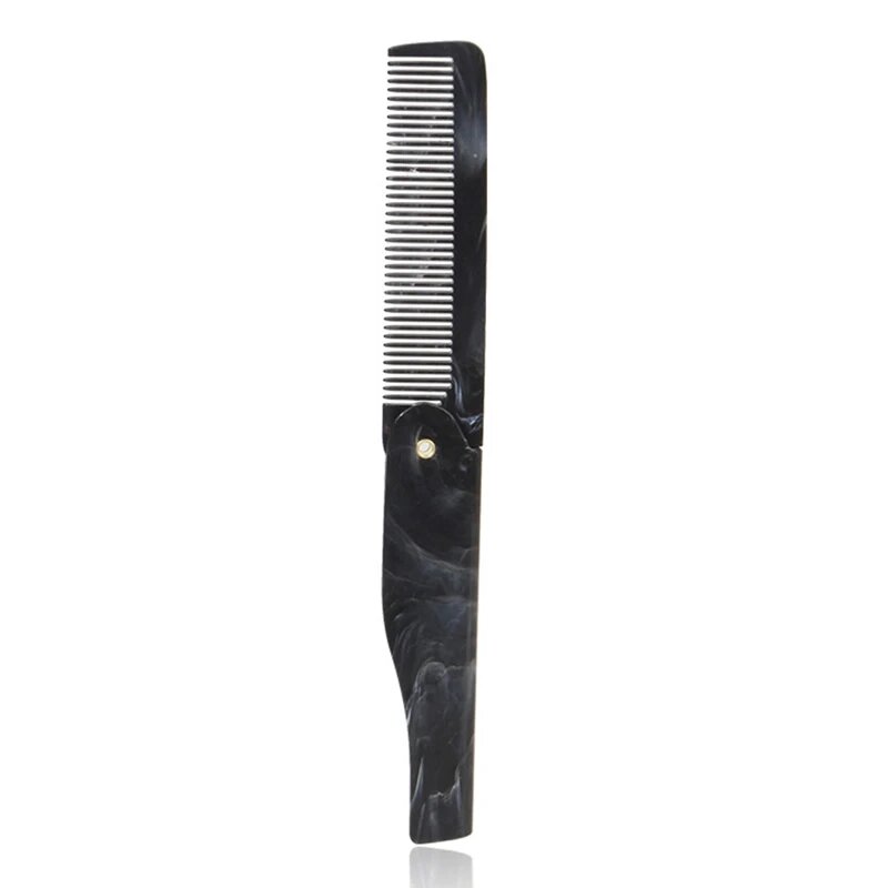 Складная расческа для бороды Marble, Folding Comb B