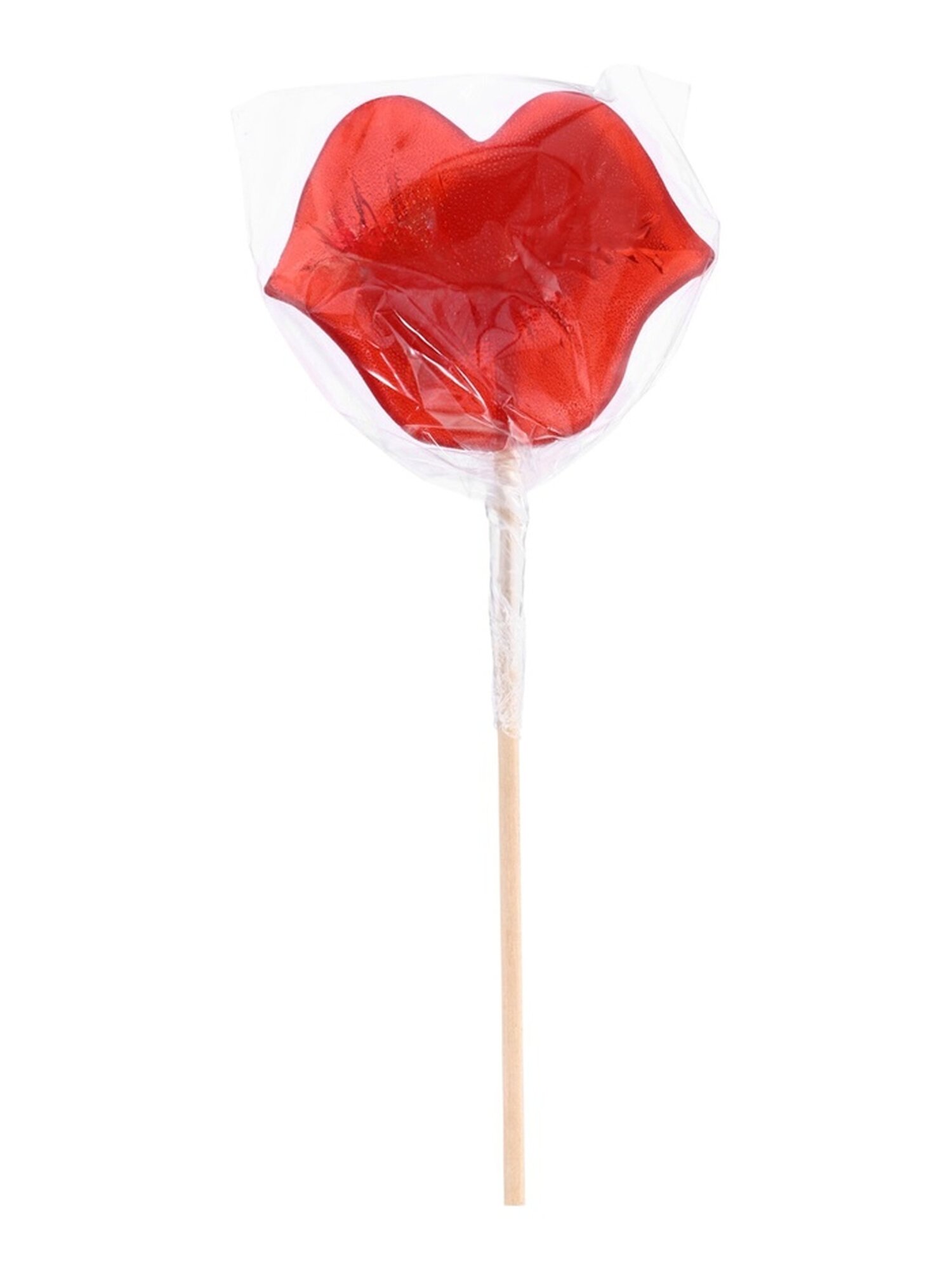 Карамель "Губки", на палочке, вкус клубничный, весом 35 грамм