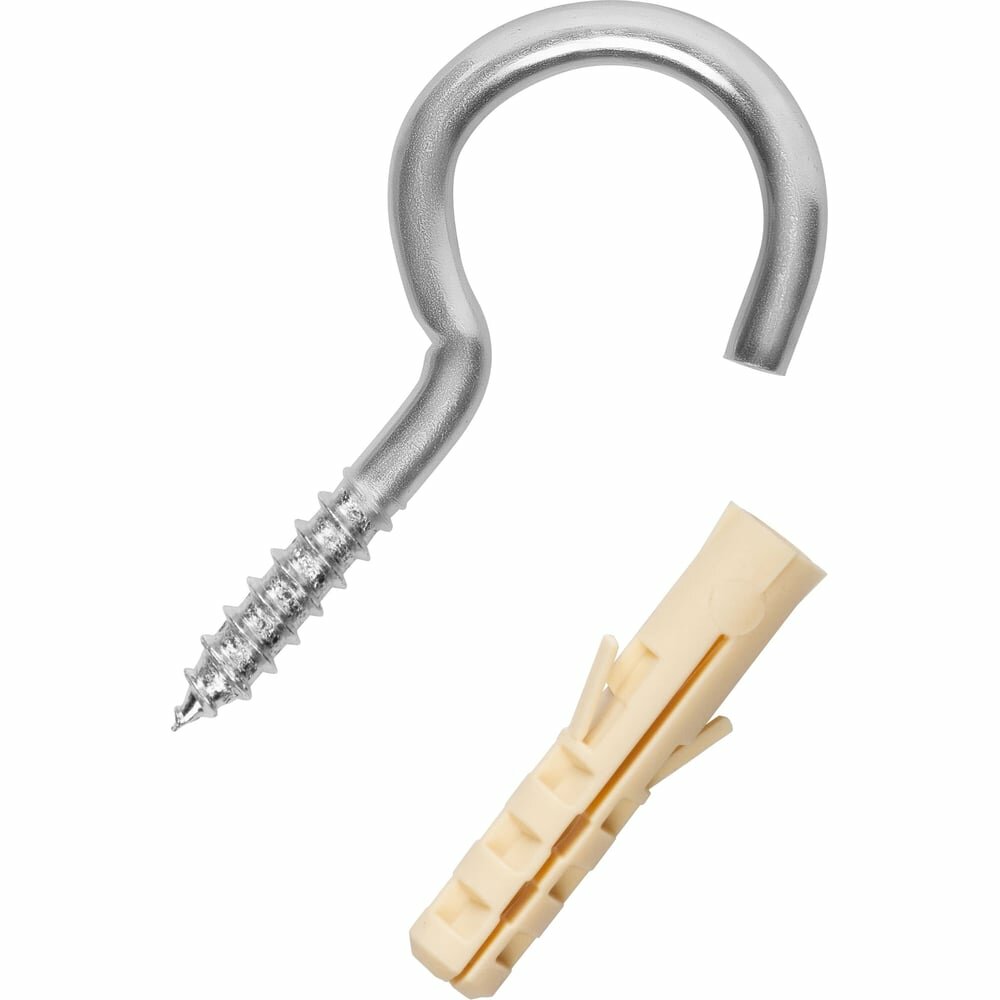 Оцинкованный крюк-шуруп европартнер d3,9хL40 мм 2 шт.